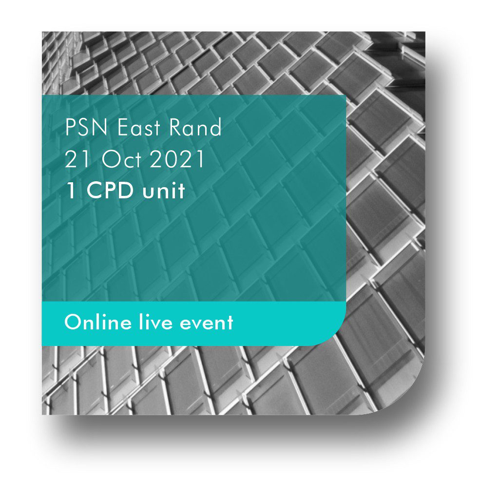 PSN East Rand – 21 October 2021 - CIBA Academy